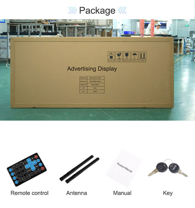 1080p Lcd Indoor Advertising 65'' Digital Signage Display Player 1080p Lcd Indoor Advertising 65'' Digital Signage Display Player